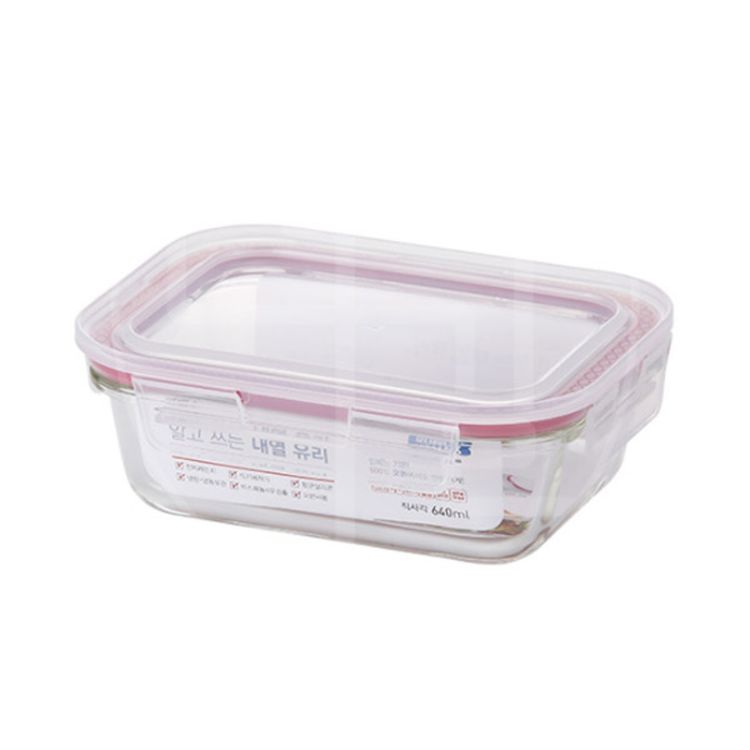 내열유리 640ml 반찬통 전자레인지 오븐 용기 살림템 홈플러스 택배배송