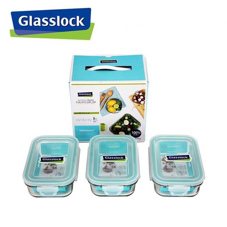 Glasslock 글라스락 직사각 400ml 3조3호 홈플러스 판매자택배