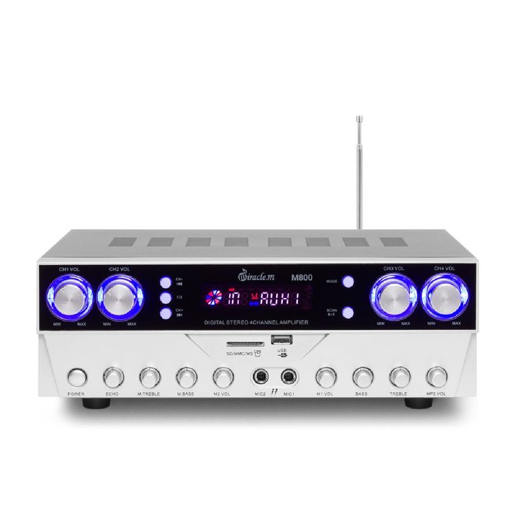 4채널앰프 400w 블루투스앰프 카페 매장용 인티앰프 M800 홈플러스 택배배송