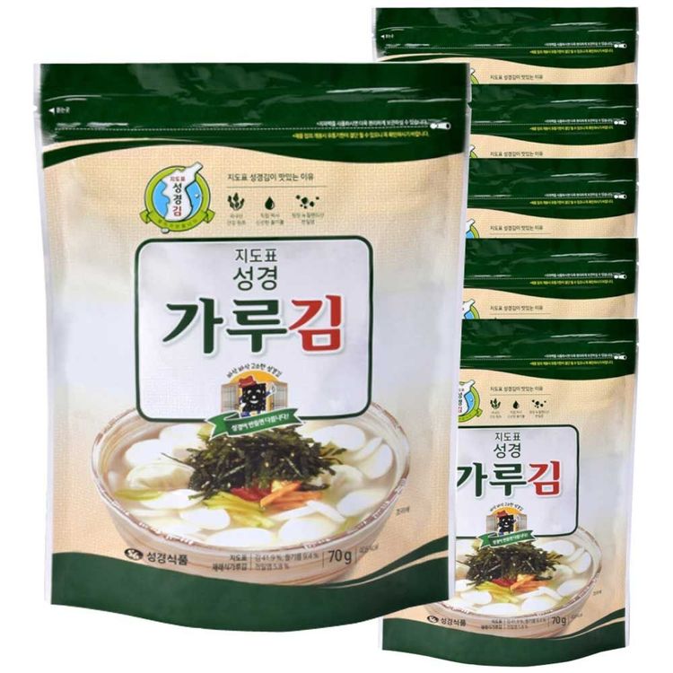 지도표 성경김 재래식 김가루 가루김 70g X 10봉 홈플러스 택배배송
