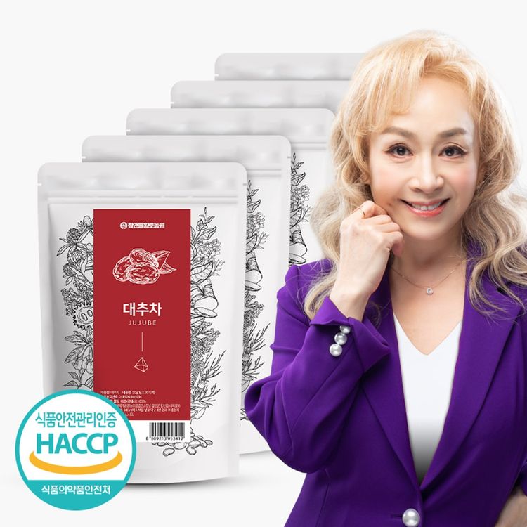 참앤들황토농원 국산 대추차 티백 1gx50개입 5봉 홈플러스 택배배송