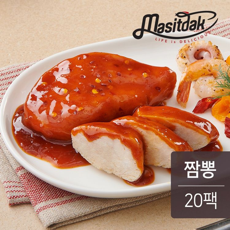 맛있닭 소스 통닭가슴살 짬뽕 100gx20팩2kg 홈플러스 택배배송