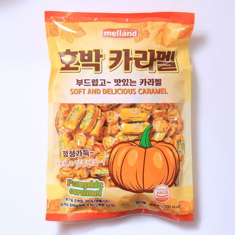 호박 카라멜 400g 화이트데이 사탕 캔디 간식 선물 홈플러스 택배배송