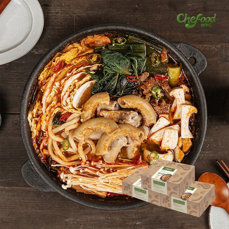 롯데 쉐푸드 냉동 밀키트 배추 곱창 전골 805g 3개 홈플러스 택배배송