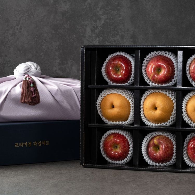 집 혼합선물세트 보자기포함 4호 사과6 배3 홈플러스 택배배송