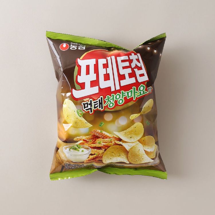 농심 포테토칩 먹태 청양마요맛 50g 홈플러스