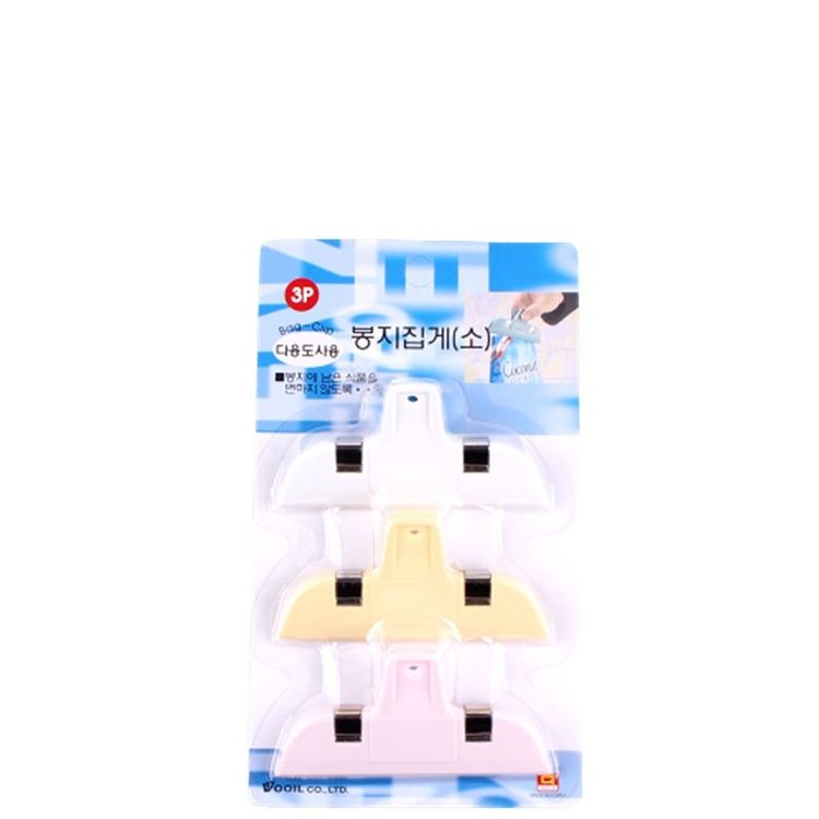 주방 실용적인 N61639af722 남은과자 음식 시리얼 밀봉용 봉지집게 3p 세트 홈플러스 택배배송