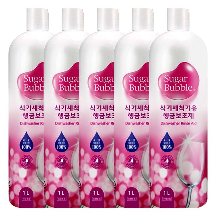 슈가버블 식기세척기용 헹굼보조제 1l X 5개 홈플러스 택배배송