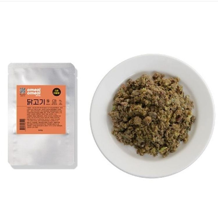 강아지 사료 닭고기 수제 습식사료 화식 대용량500g 홈플러스 택배배송