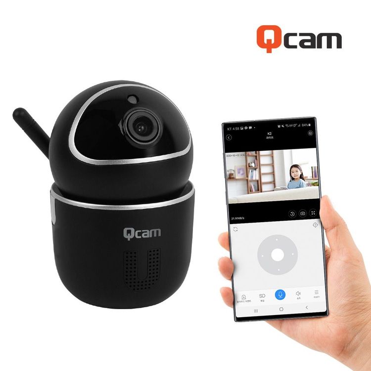 QCAM-K2 n3011BA694D CCTV 무선CCTV 보안카메라 Full HD 200만 | 홈플러스 판매자택배