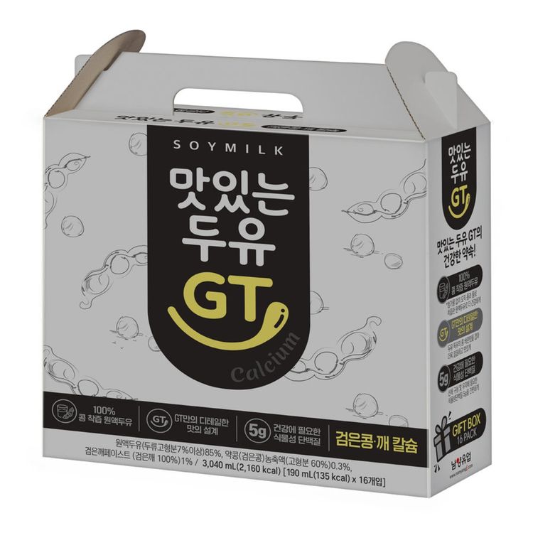 맛있는두유GT 검은콩깨 190ML*16 | 홈플러스