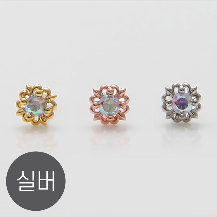 미니아트 패션 피어싱 빈티지 오로라 Dm819한쪽11실버 홈플러스 택배배송