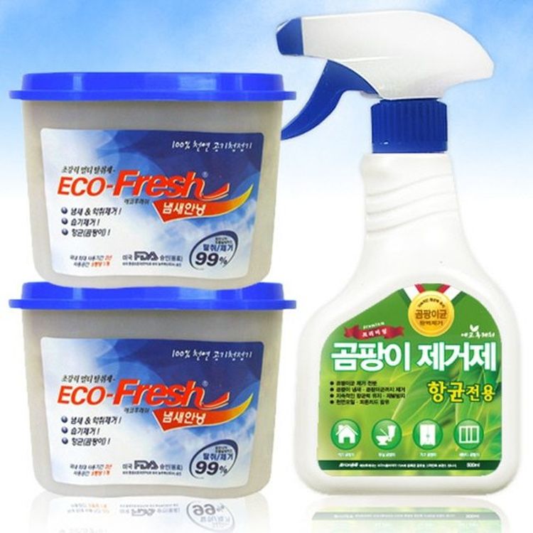 곰팡이제거스프레이1개 냄새악취제거제2개 홈플러스 택배배송