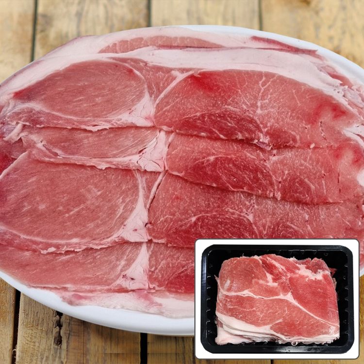 황금한우 지리산 산청흑돼지 뒷다리 대패구이 1kg 홈플러스 택배배송
