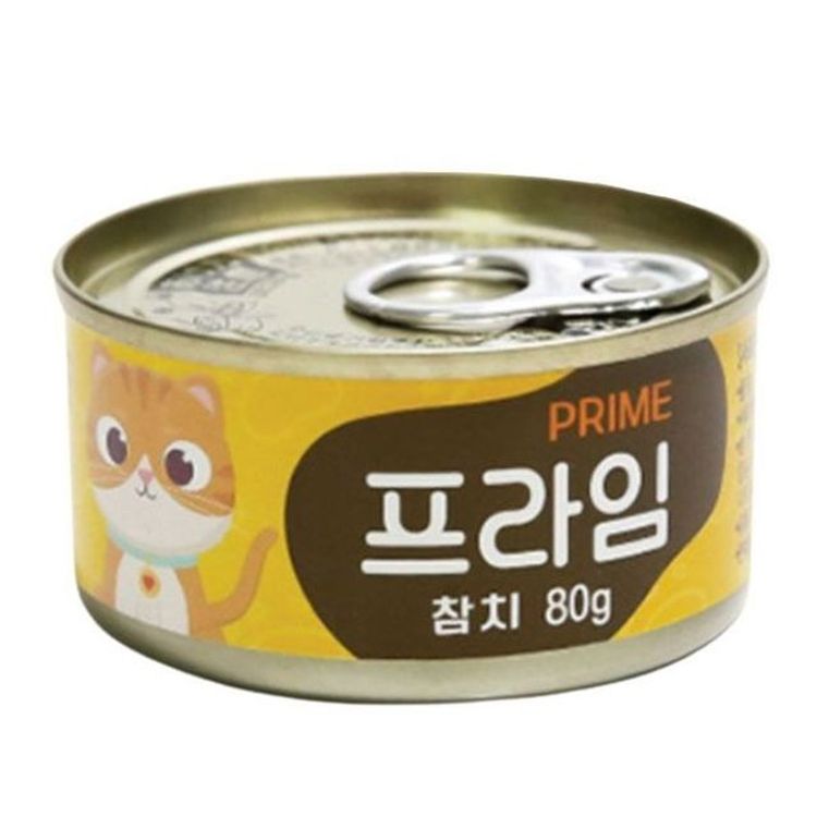 주토퍼 프라임 고양이 캔 통조림 캣 간식 참치 80g 24p 1box 홈플러스 택배배송