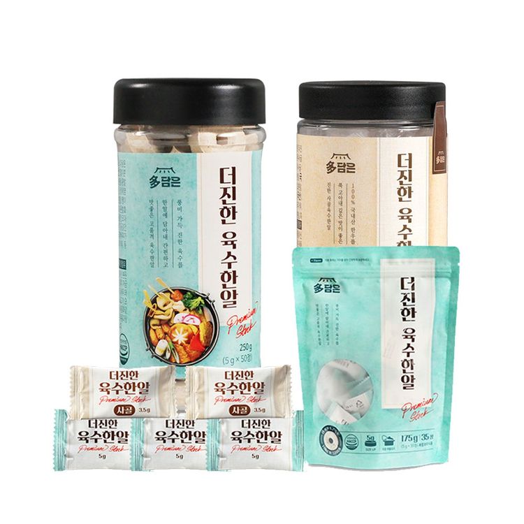 다담은 더진한 육수한알 사골한알 145정 1세트동전육수 조미료 사골육수 고체육수 홈플러스 택배배송