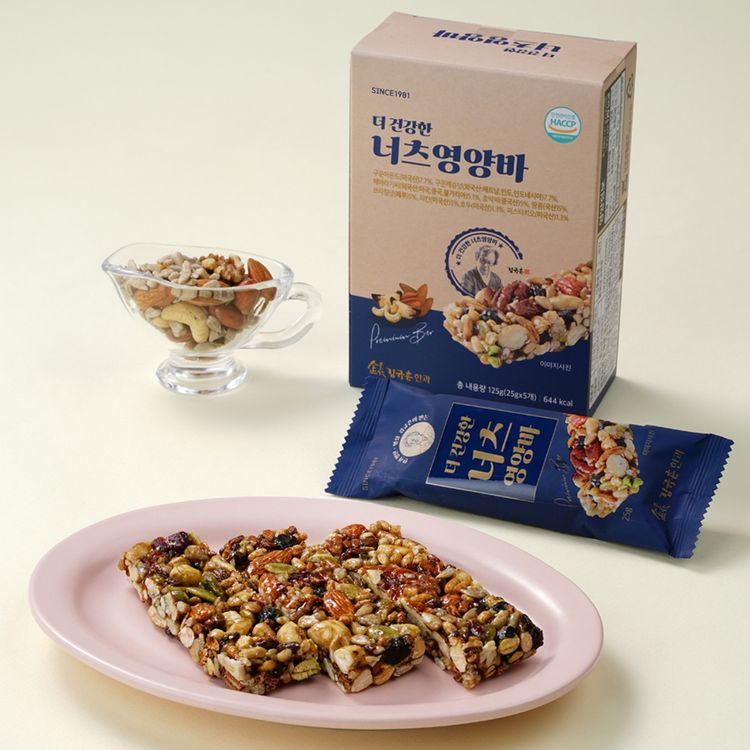 김규흔 한과 더 건강한 너츠 영양바 5개입 홈플러스 택배배송