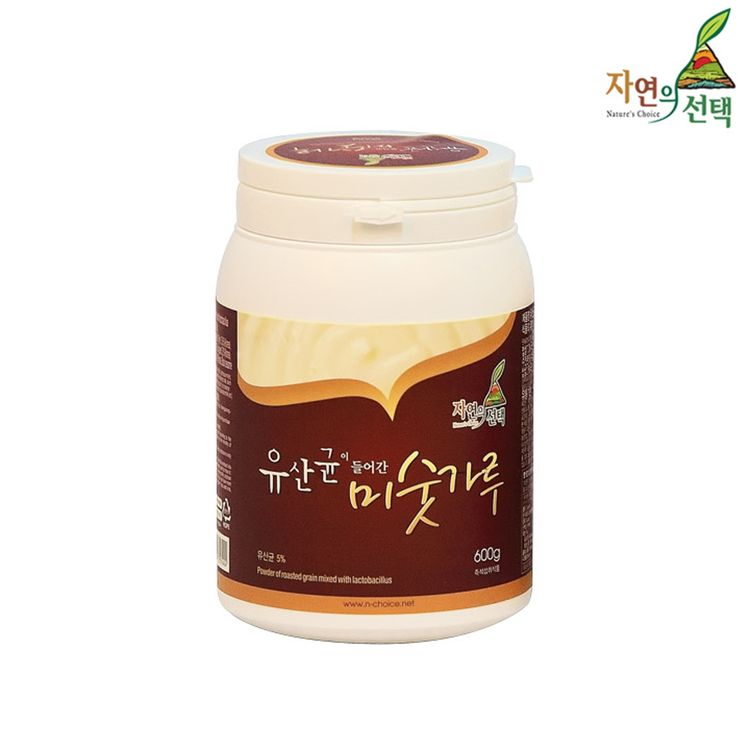 자연의선택 유산균이 들어간 미숫가루 600g용기제품 건강식 홈플러스 택배배송