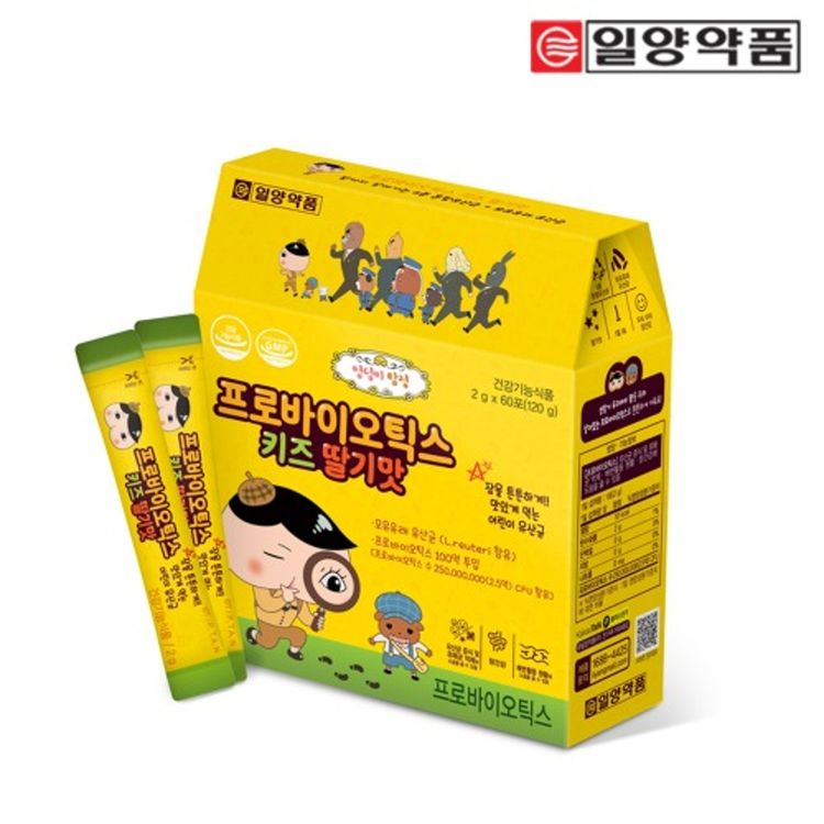 일양 어린이 프로바이오틱스 키즈 딸기맛 2개월분 유산균 엉덩이탐정 홈플러스 택배배송