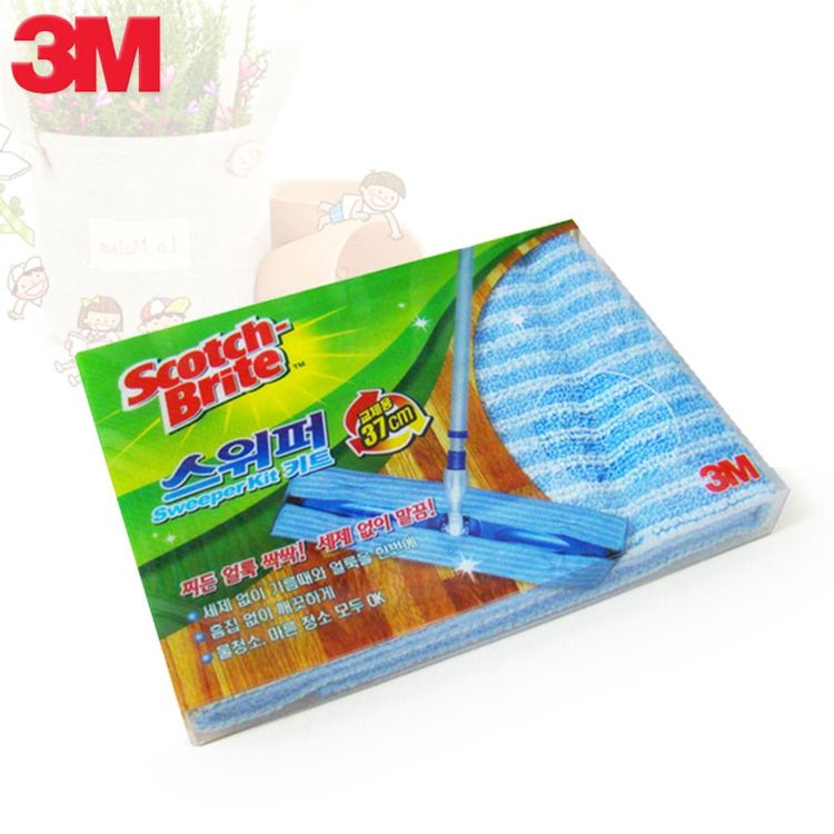 3m 스위퍼키트 막대걸레용 초극세사 청소포 교체용 1매입 홈플러스 택배배송