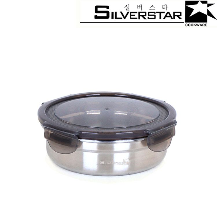 Silverstar 실버스타 모이 스텐레스 반찬통 밀폐용기 원형 3호 홈플러스 택배배송