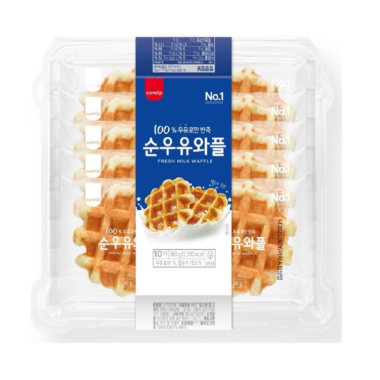삼립 순우유와플 10입 360G | 홈플러스