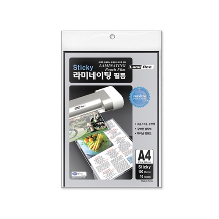 9150800 스티커 라미네이팅 필름 A4 100mic 10매 홈플러스 택배배송