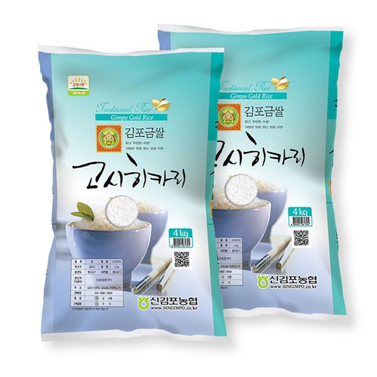 신김포농협 김포금쌀 고시히카리쌀 백미 4kg4kg단일품종 고시히카리산지직송 홈플러스 택배배송