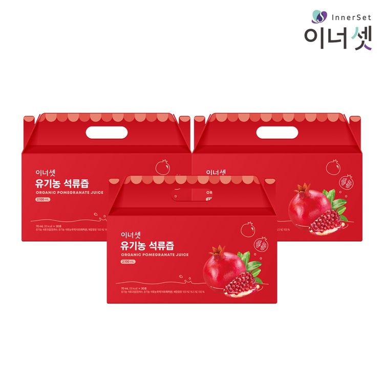 휴온스푸디언스 이너셋 유기농 석류즙 70ml100포 홈플러스 택배배송