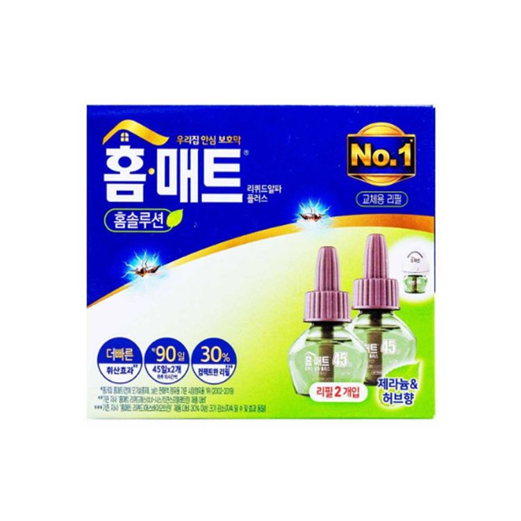 홈매트 훈증기 전용 리필 29ml 2개입 제라늄앤허브향 홈플러스 택배배송