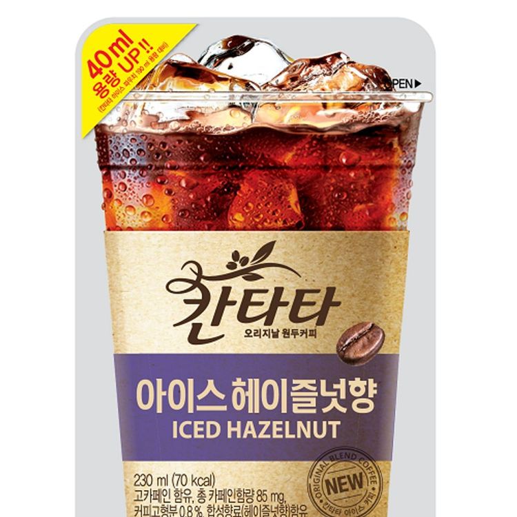칸타타 아이스헤이즐넛 230ml X 50ea 행사상품 홈플러스 택배배송