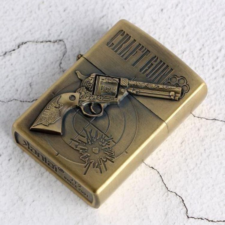 크래프트 권총 메탈 라이터 라이터 라이타 지포라이터 Zippo 오일라이터 오일라이타 기름라 홈플러스 택배배송