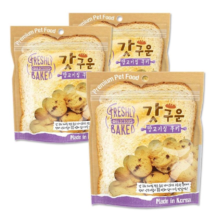 갓구운 양고기칩쿠키 350g 3개묶음 강아지간식 저염과자 홈플러스 택배배송