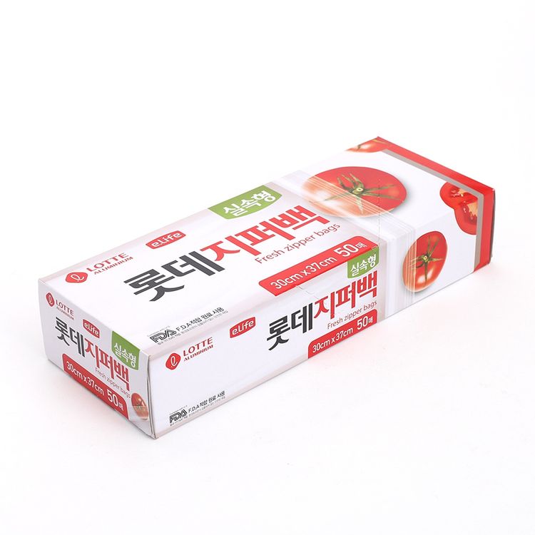 실속형 지퍼백 50매입30x37cm 비닐백 홈플러스 택배배송