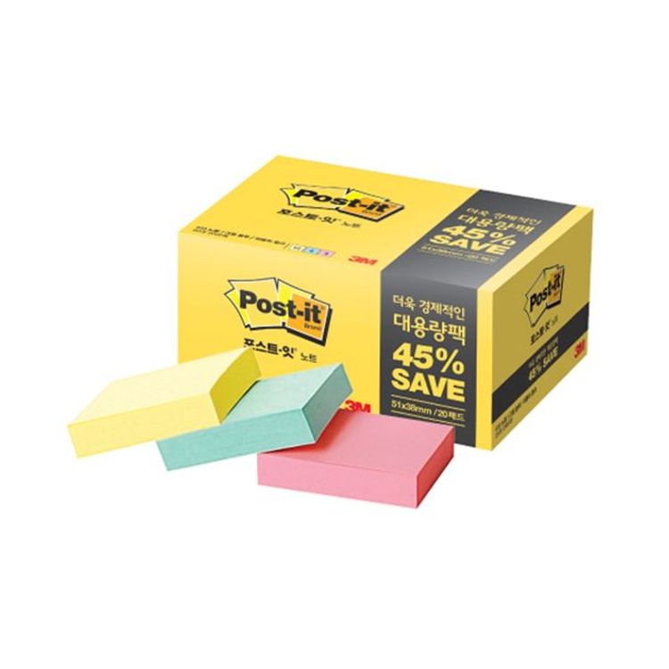 3m 실용적인 N7105b2f8d8 포스트잇 팩 653 20a 51x38mm0430 홈플러스 택배배송