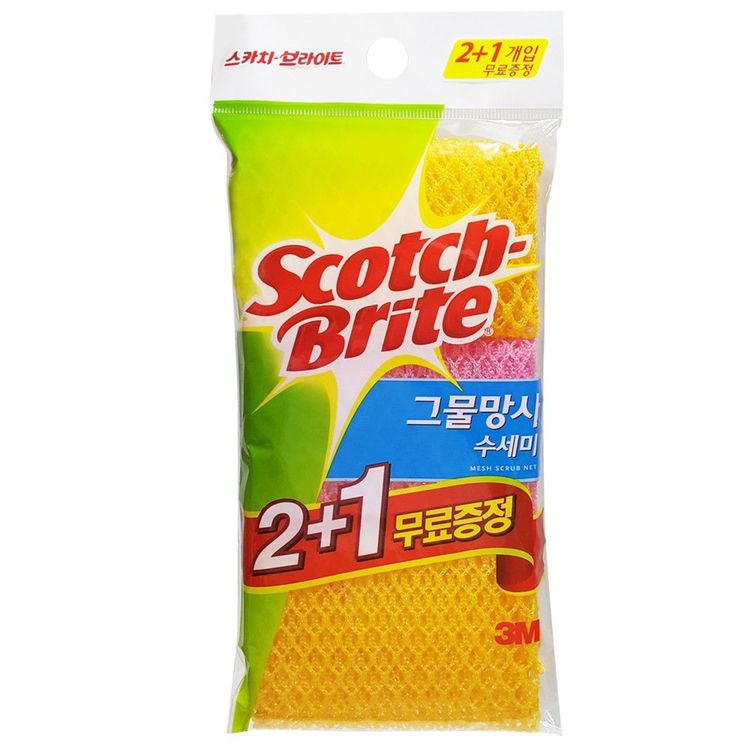 3m 스카치 브라이트 그물 망사 수세미 21 설거지 홈플러스 택배배송
