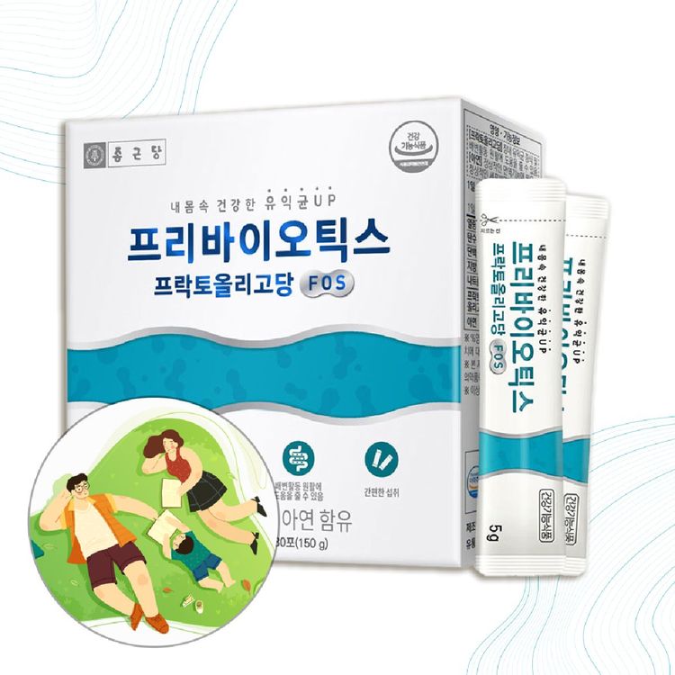 종근당 프락토올리고당 아연 프리바이오틱스 30포 홈플러스 택배배송