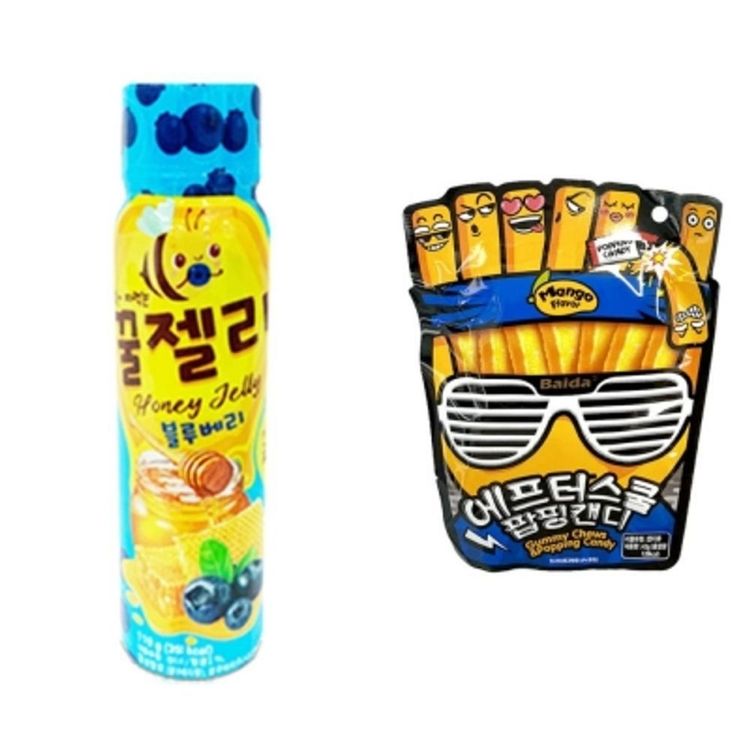 짜먹는 꿀젤리 블루베리맛 12개에프터스쿨 팝핑 캔디 망고맛 12개 홈플러스 택배배송