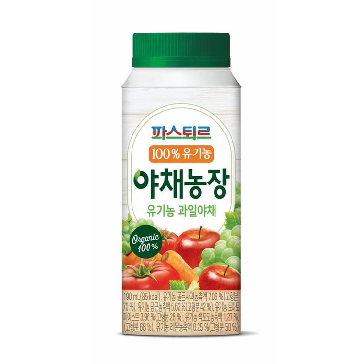 파스퇴르 유기농새싹야채쥬스 190ml 홈플러스 익스프레스