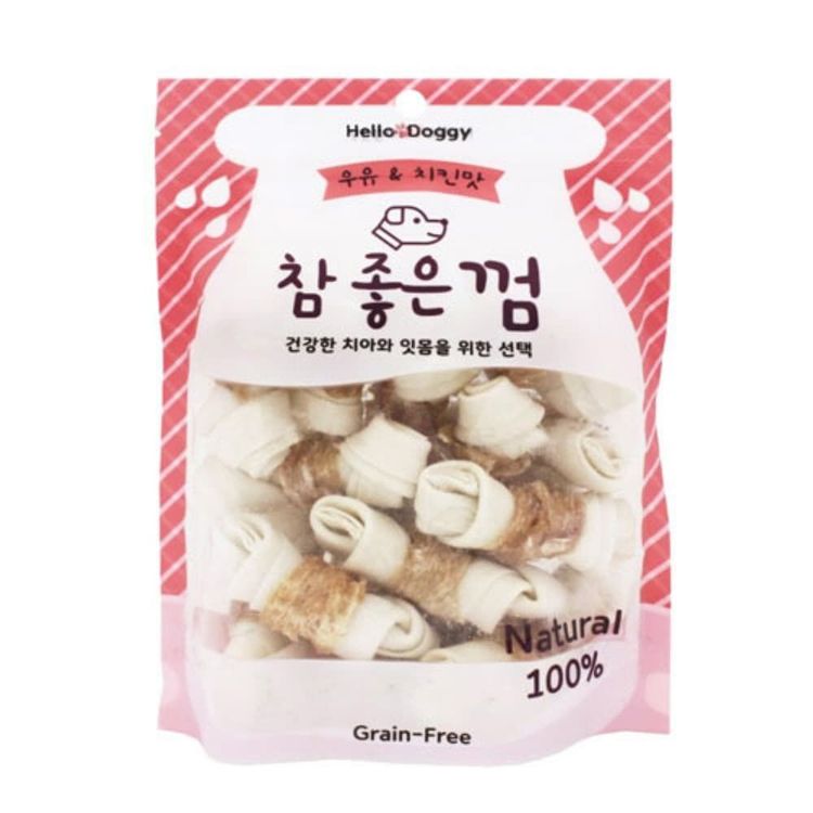 헬로도기 참 좋은껌 우유n치킨맛 15p 홈플러스 택배배송