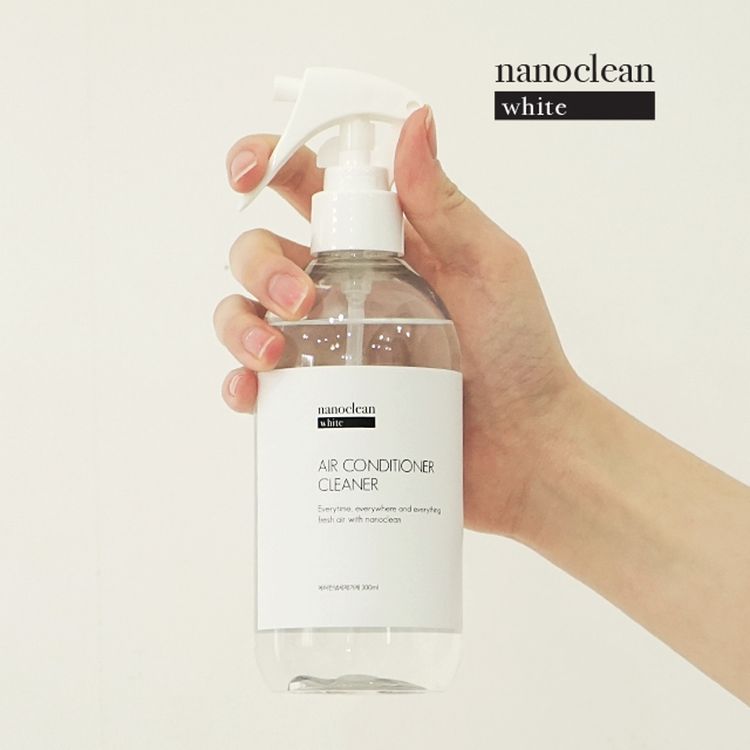 나노클린화이트 에어컨필터청소 곰팡이 클리너 세정제 300ml 벽걸이 천장형 스탠드 겸용 홈플러스 택배배송
