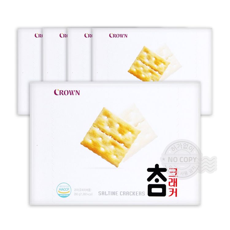 크라운 참크래커 280g 5입 홈플러스 택배배송