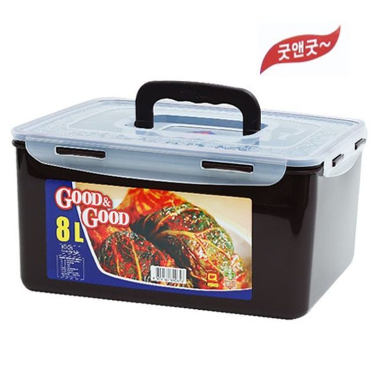 대용량 핸디형 밀폐용기 초코 8l 김치통 밀폐보관용 홈플러스 택배배송