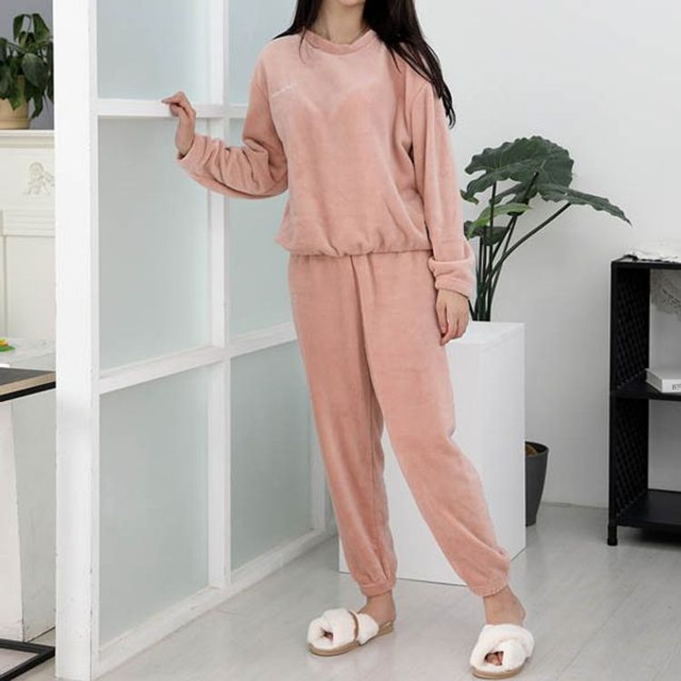 홈웨어 극세사 캠핑웨어 수면잠옷 파자마플리스 핑크 홈플러스 택배배송
