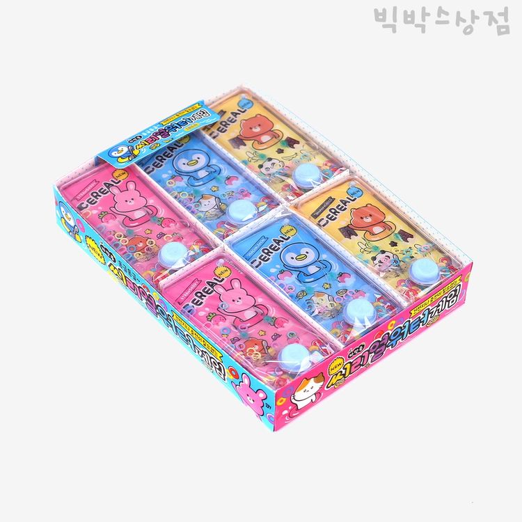 1500 씨리얼 워터게임 18개입 Box 보드게임 수중 물게임기 고리걸기 추억의게임 놀 홈플러스 택배배송