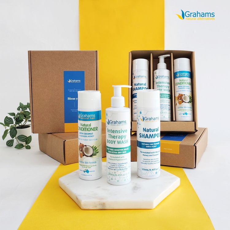 그라함스 뷰티 기프트 3종 Set 샴푸250ml 컨디셔너250ml 바디워시250m 홈플러스 택배배송