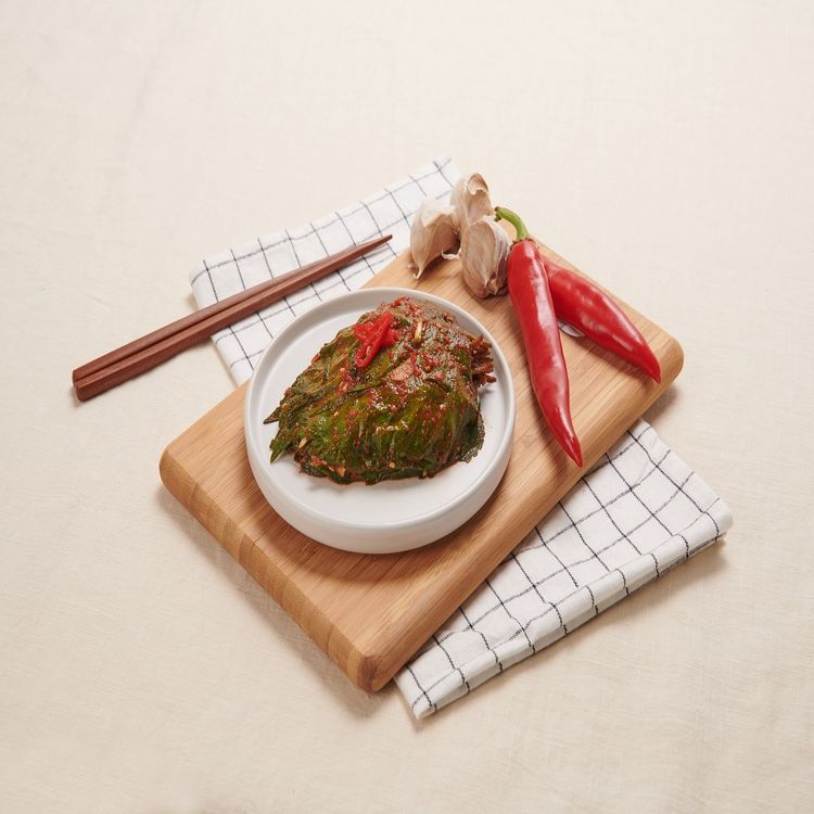 찬솔맛나 산지직송 전라도 곡성 옥과 맛있는 깻잎김치 1kg 홈플러스 택배배송