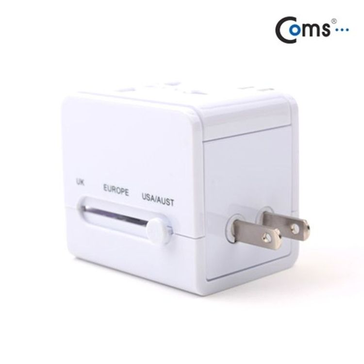 Coms Usb 2port 전원ac 변환용 멀티플러그 홈플러스 택배배송