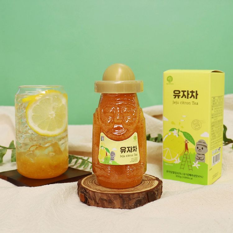 제주도 달콤한 유자차 유자청 300g 하르방 유자에이드 홈플러스 택배배송