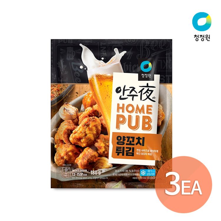 청정원 안주야 홈펍 양꼬치튀김 180g X 3개 홈플러스 택배배송